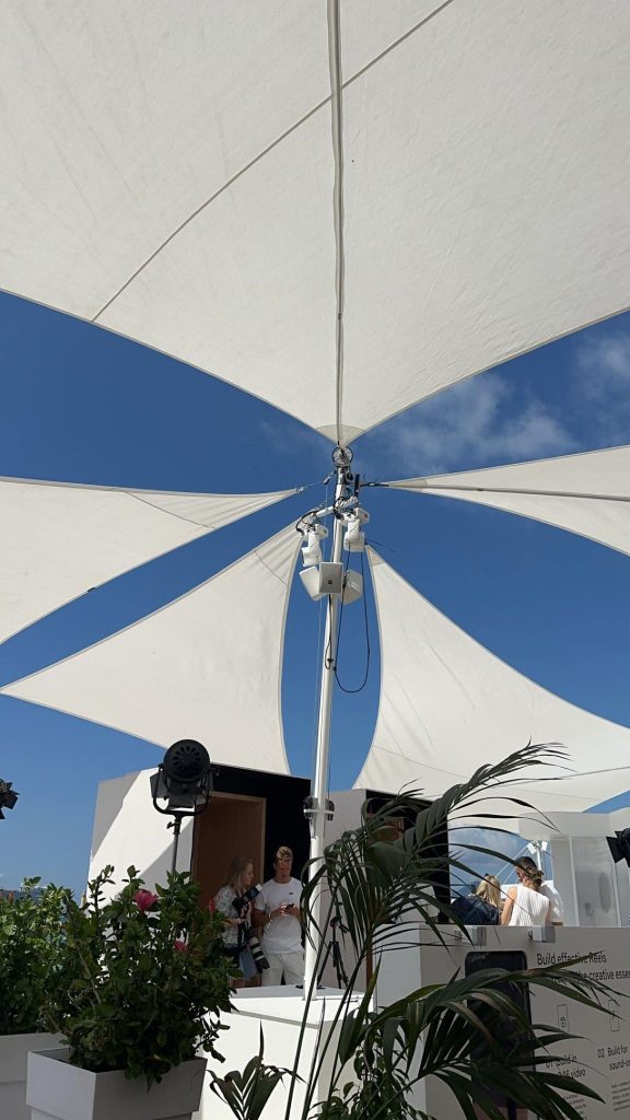 Shade Sails Tensile Shading for Temporary Events Exhibitions